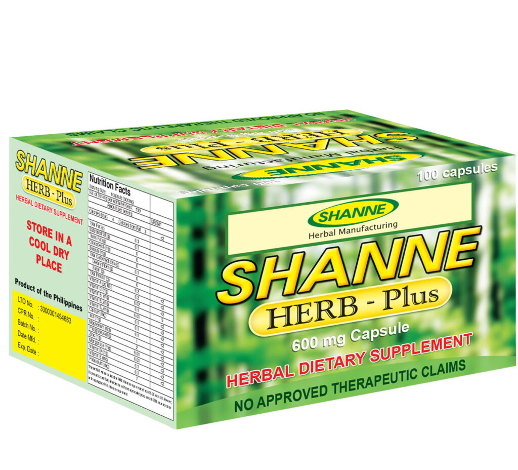 Revitalize with SHANNE Herb-plus Capsule 10's/pad